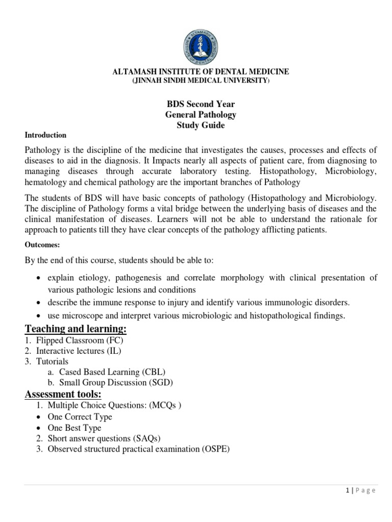 2nd Yr G. Pathology SG Final | PDF | Pathology | Immune System