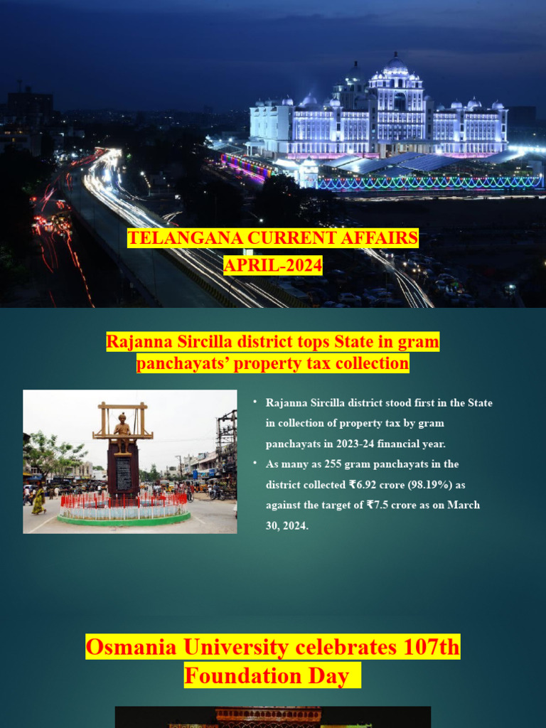 April Telangana | PDF