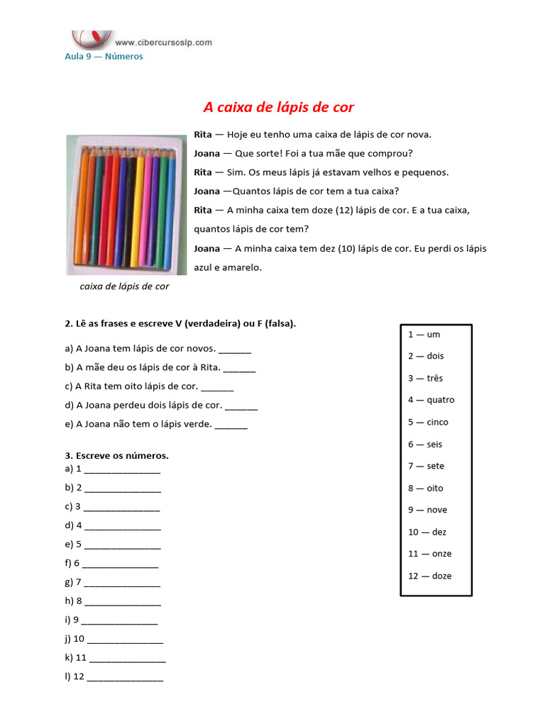 cores Manual-1-ciclo-A1 | PDF | Cor