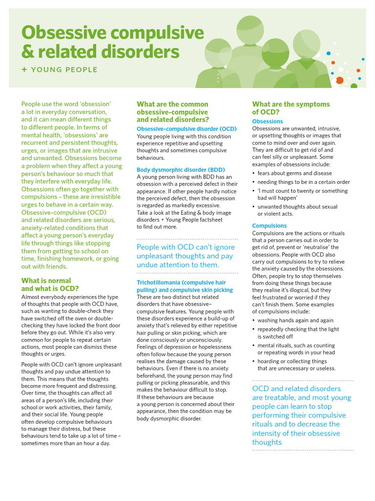 Orygen_OCD_yp_factsheet | PDF | Obsessive–Compulsive Disorder ...