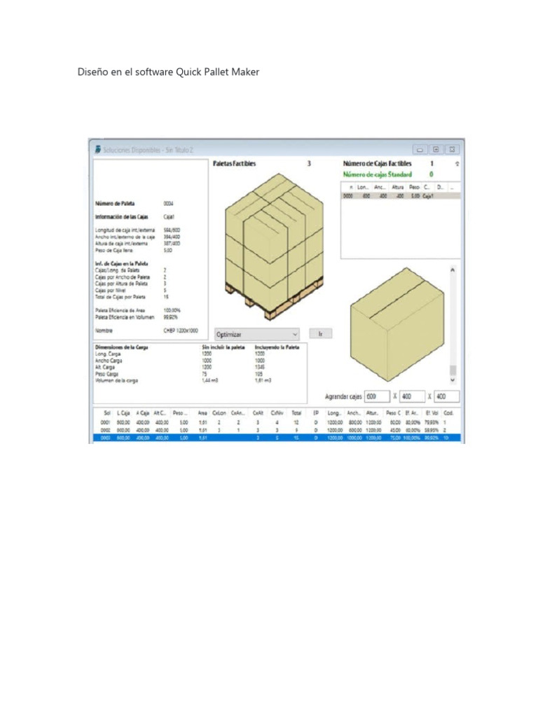 Diseño en El Software Quick Pallet Maker | PDF | Informática