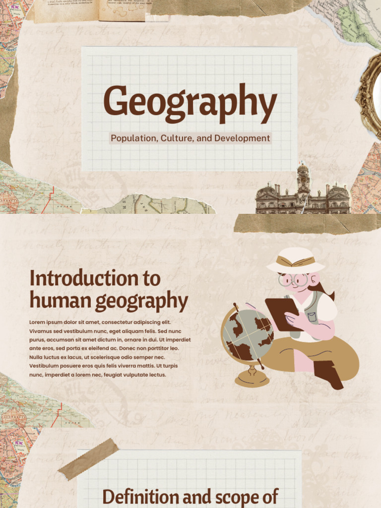 Beige Scrapbook Geography Presentation 20240517 131903 0000 | PDF