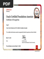 Become An OCI Foundations Associate (2023) - Oracle MyLearn | PDF
