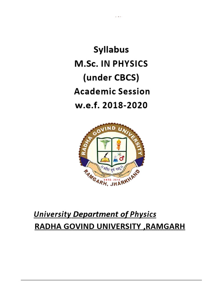 M.SC Physics | PDF | Superconductivity | Nuclear Force