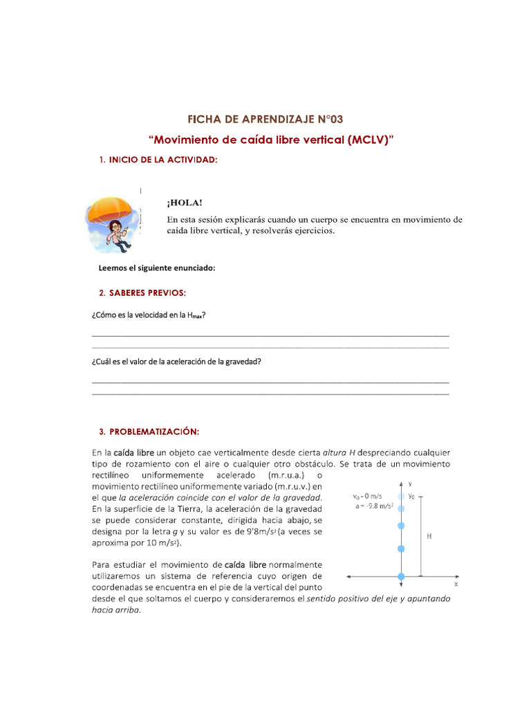 Ficha de Aprendizaje N°03 - 5to Grado | PDF