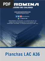 Ficha Tecnica Plancha A36 PDF | PDF | Ingeniería de Edificación | Rieles