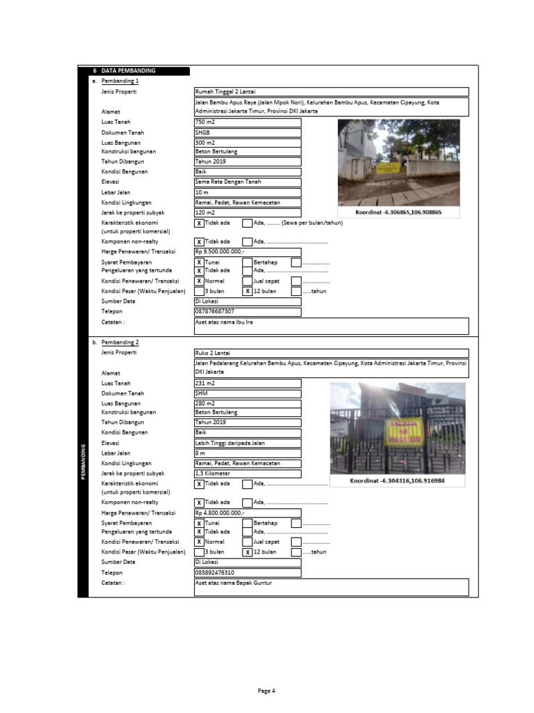 Kelompok 6 - Form Inspeksi Lapangan 3 | PDF