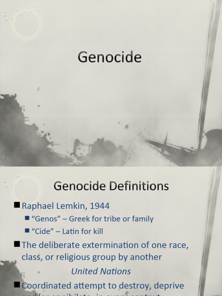 Genocide | PDF | Genocides | International Criminal Law