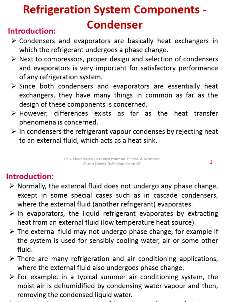 C3 Refrigeration System Components 2 - Condenser | PDF | Heat Exchanger ...