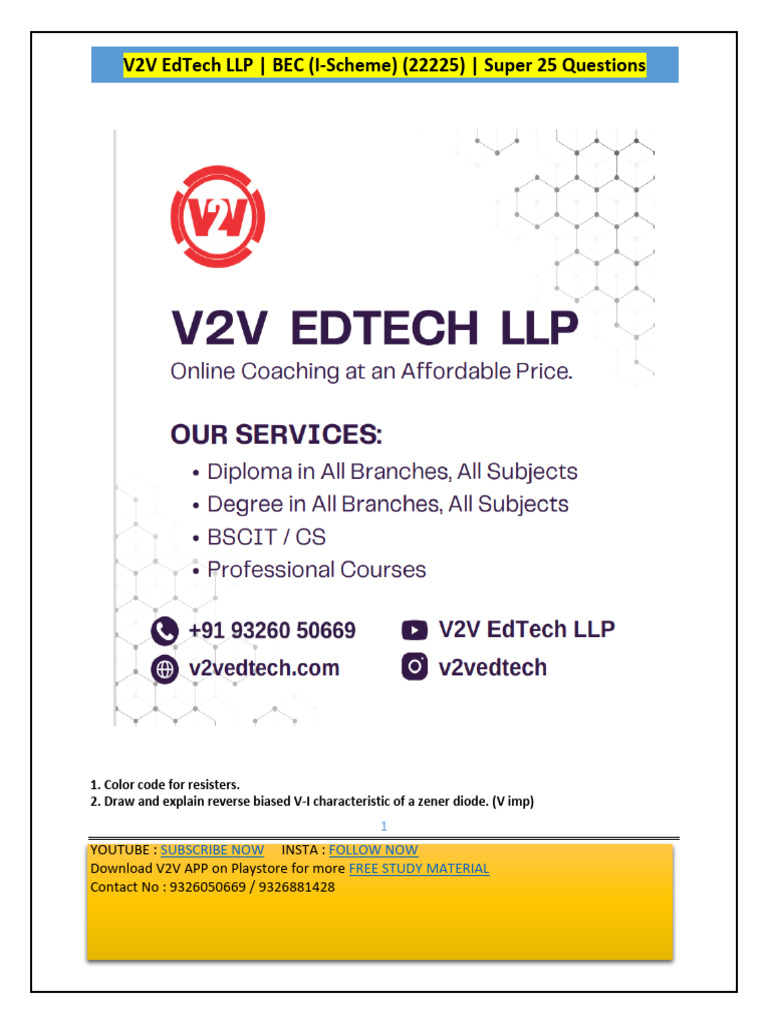 Super 25 BEC I-Scheme V2V | PDF | Field Effect Transistor | Electrical ...