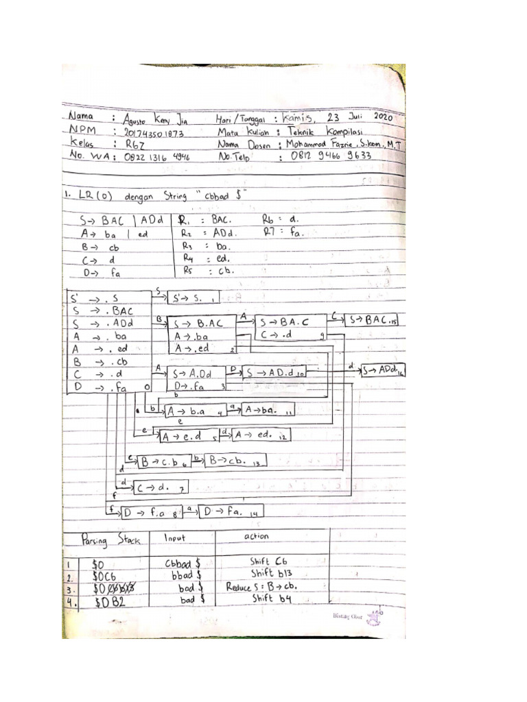 Upm - Teknik Kompilasi - R6Z | PDF