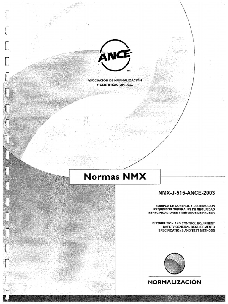 NMX J 515 Ance 2003 | PDF