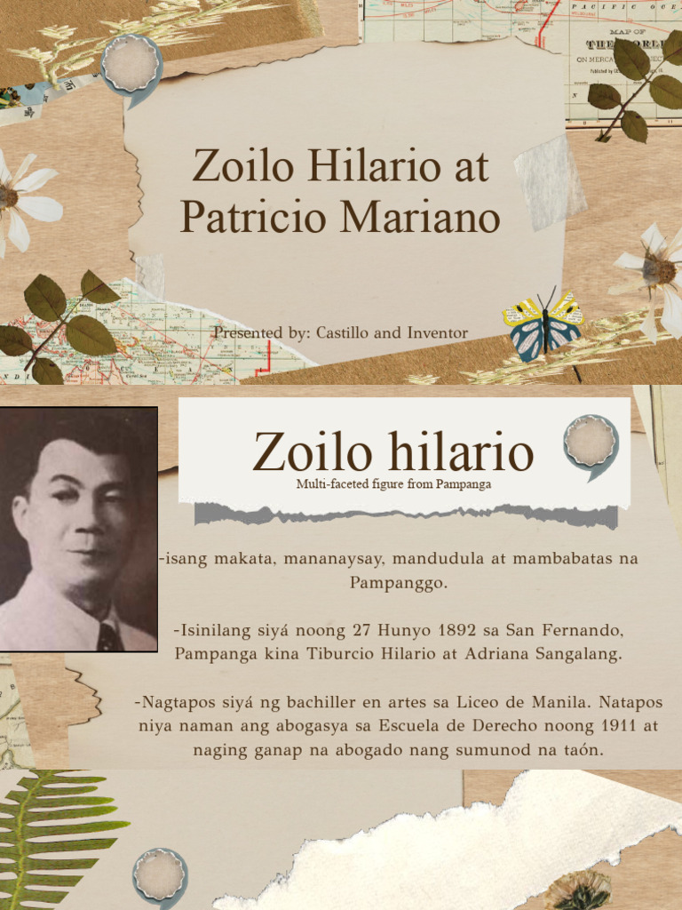 Zoilo Hilario at Patricio Mariano | PDF