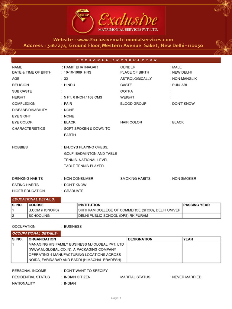 Ramit Bhatnagar | PDF