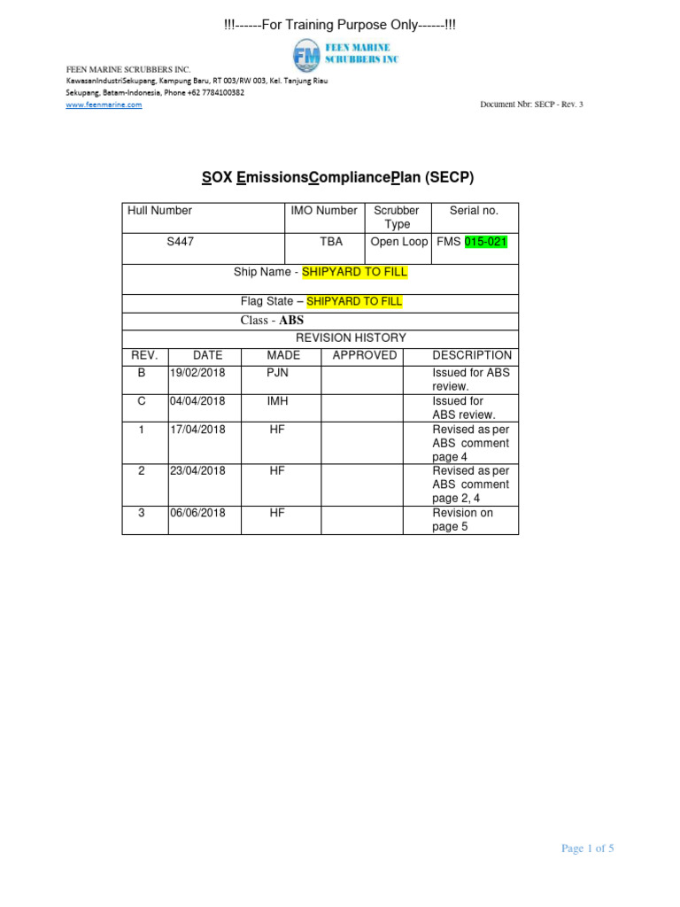 Feen Marine - Manual EGCS & MAN SCR | PDF | Fuel Oil | Valve