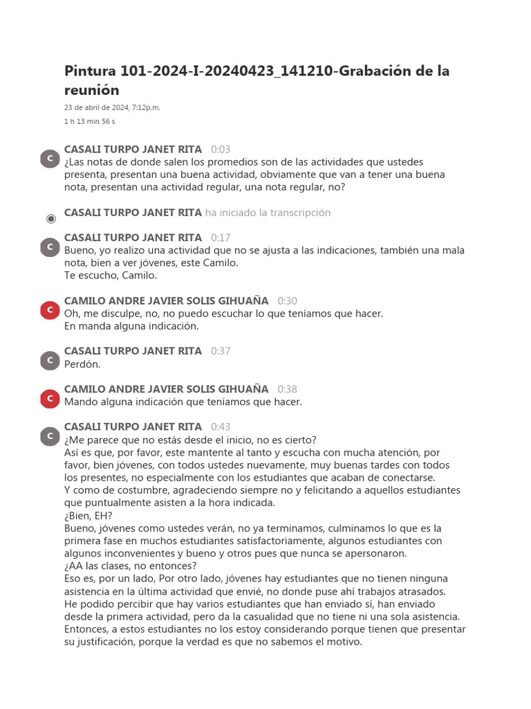 Pintura 101-2024-I | PDF | Verdad | Tecnicas artisticas