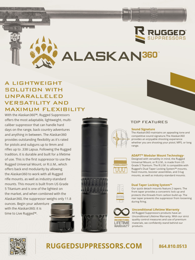 ProductSaleSheet Alaskan | PDF | Gun Barrel | Firearms