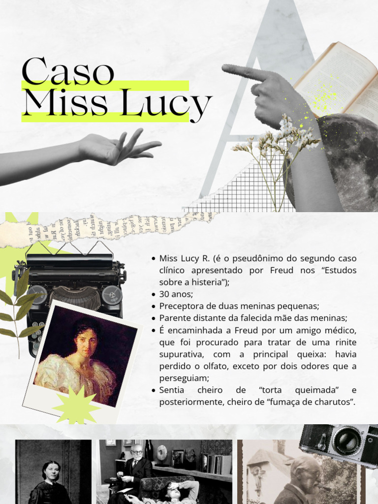 Caso Miss Lucy Freud | Download grátis PDF | Sigmund Freud | Odor