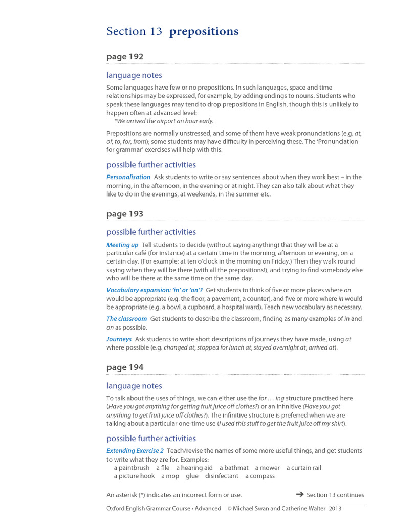 Oxford English Grammar Course Advanced – Teacher’s Guide- 13 ...