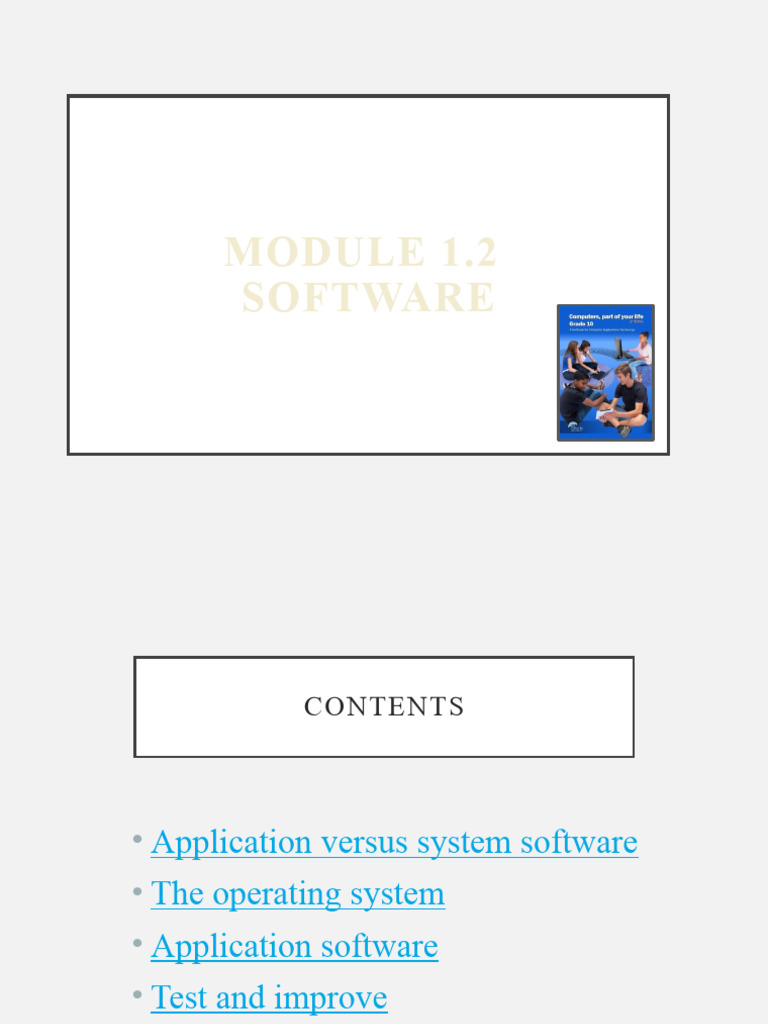 1 2 Software | PDF | Application Software | Operating System