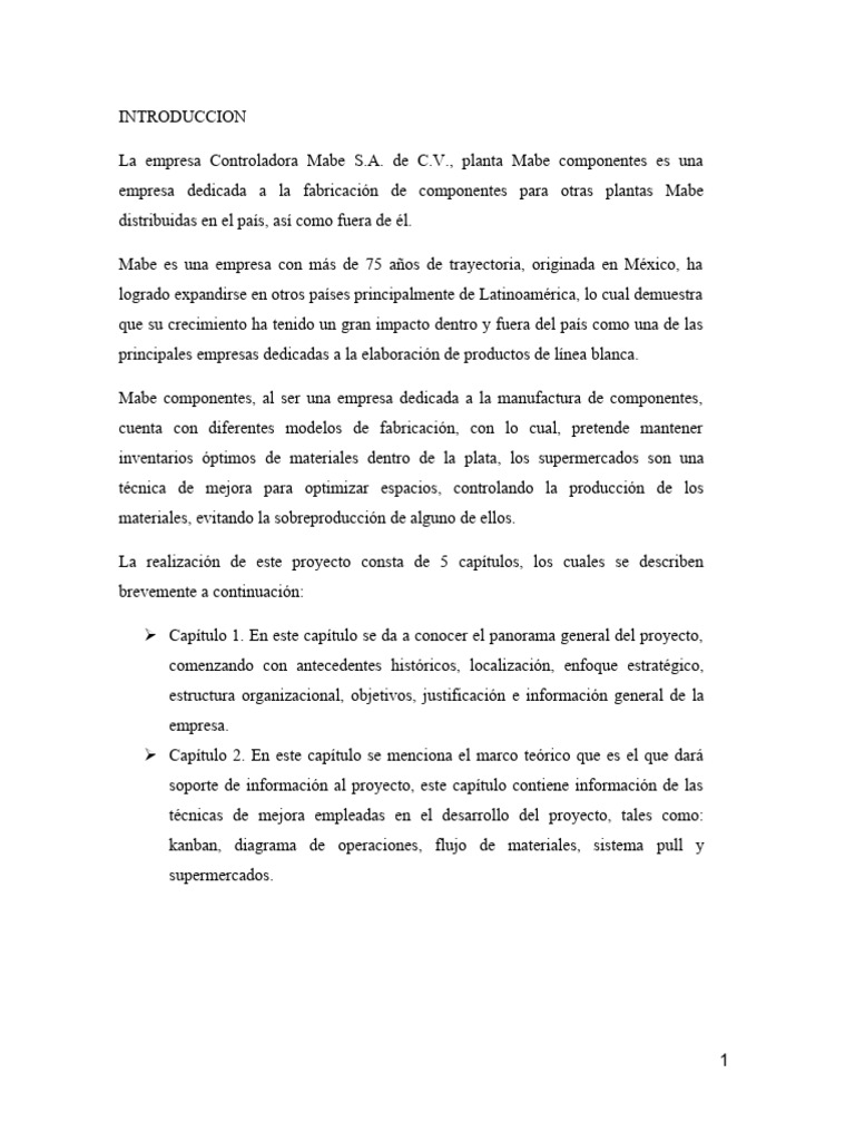 INTRODUCCION | PDF | Lean Manufacturing | Business