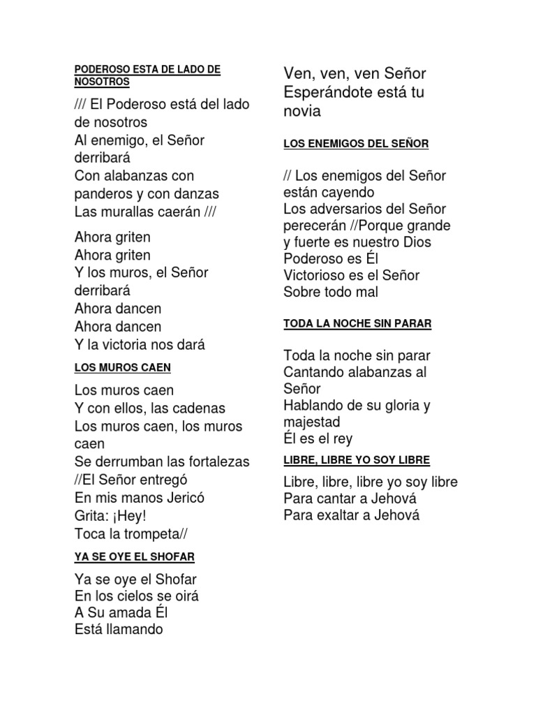 Ven Señor, Esperándote Está Tu Novia | PDF | Creencia religiosa y doctrina
