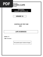 G12 LFSC (QP) DNA Code of life topic test | PDF | Dna | Rna