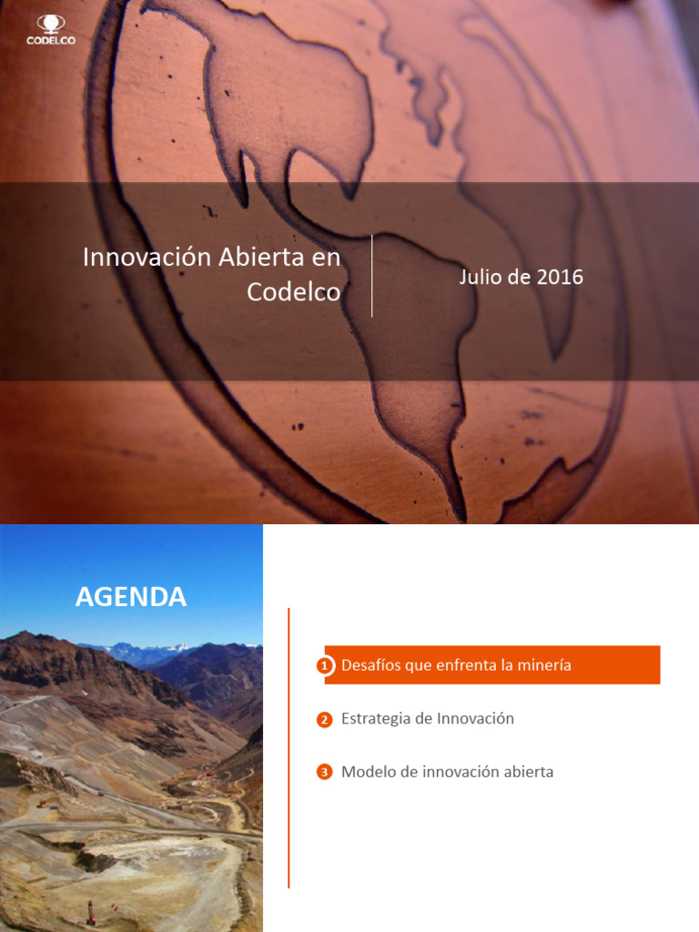 Sebastian Carmona - Codelco - Presentacion Innovacion Cepal | PDF ...