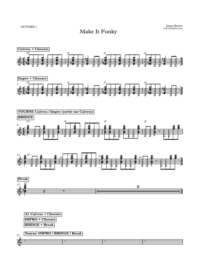 Make It Funky Guitare 1 | PDF