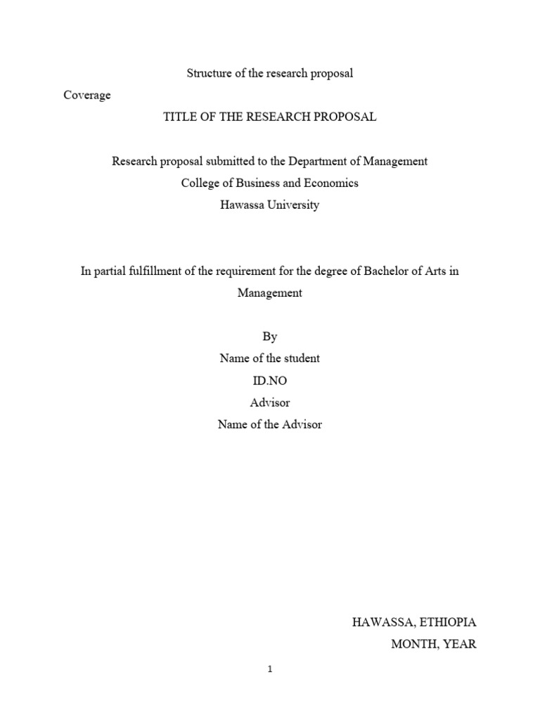 Structure of Research Proposal | Download Free PDF | World Wide Web ...