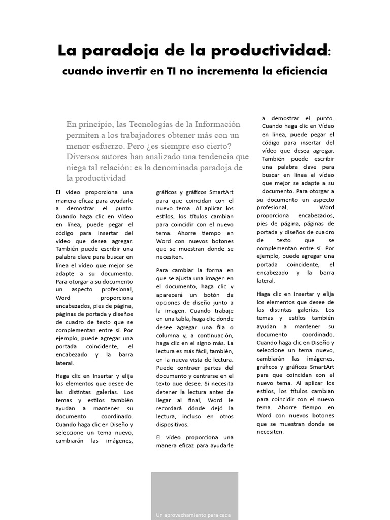 Ejercicio de Informatica 2 | PDF | Vídeo | Informática