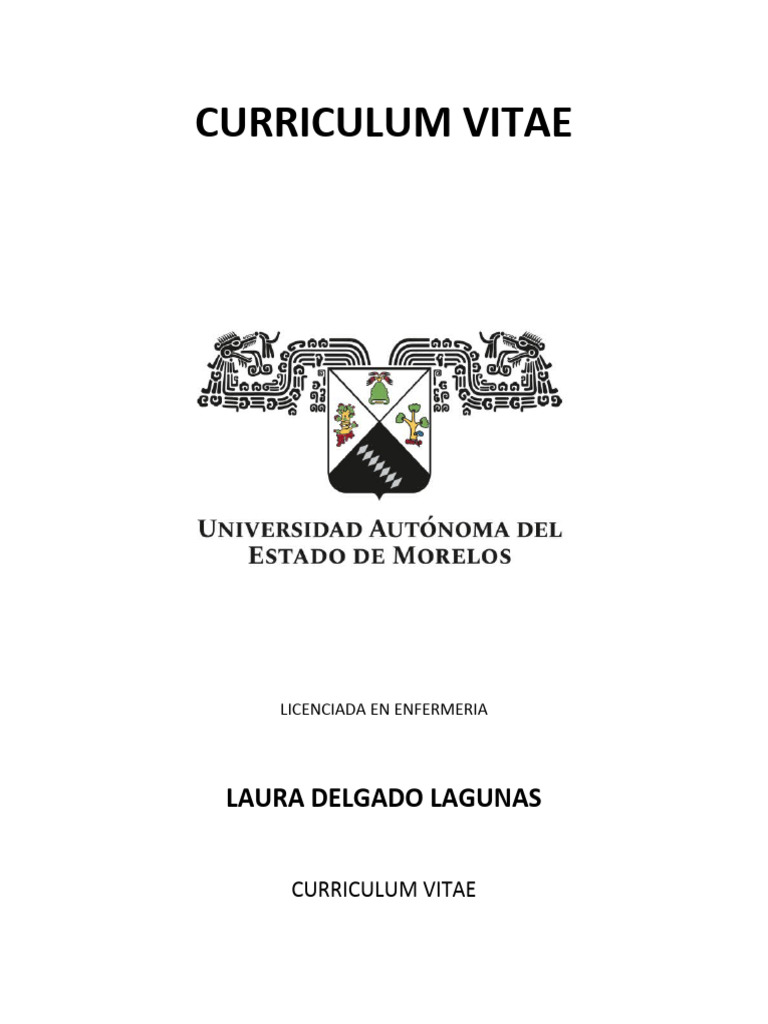 Currículum de Laura Delgado, Enfermera | PDF | Enfermería | Cuidado de ...