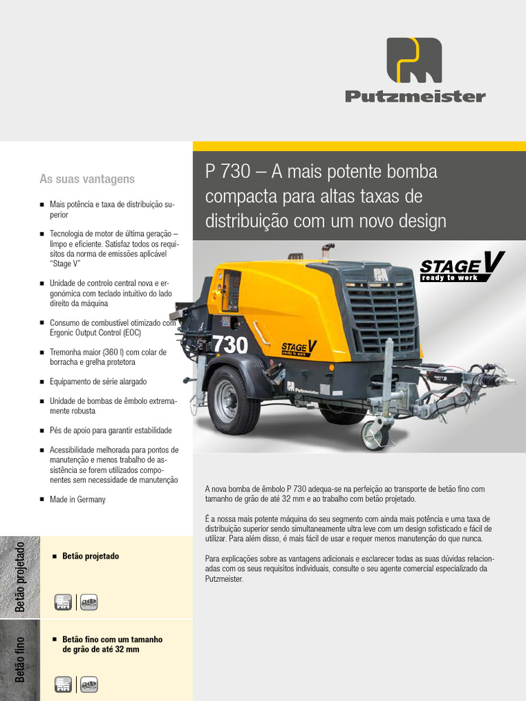 Ficha P730 | PDF | Motores | Bomba