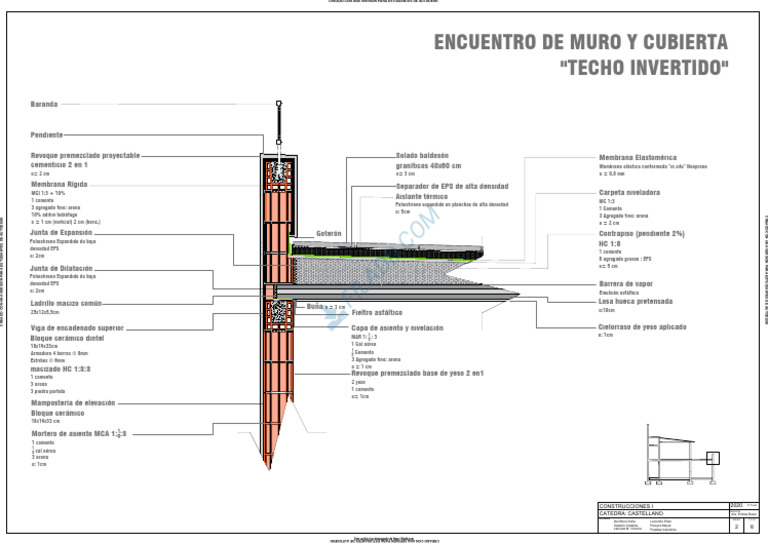 Techo Invertido | PDF | Aislamiento térmico | Construyendo tecnología
