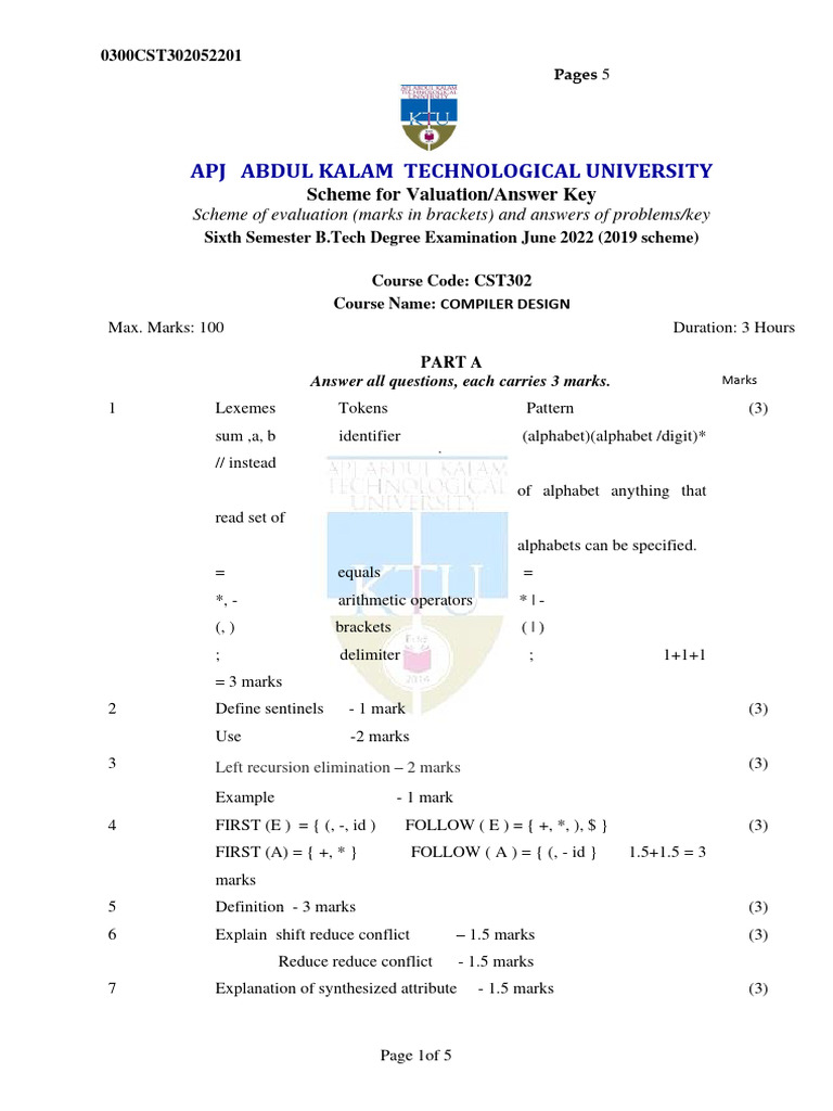 CST302 Scheme | PDF | Parsing | Computer Programming