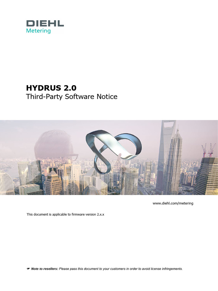 HYDRUS2.0 Third Party SW Notice FW v2.x.x | PDF | Intellectual Property ...