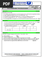 Composition Maths 4ème 2024-2025 | PDF