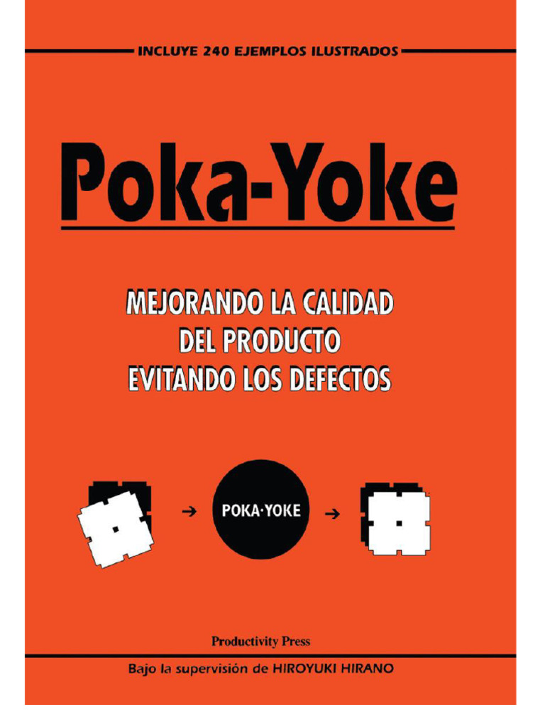 Poka Yoke Mejorando La Calidad Del Producto Evitando Los Defectos | PDF