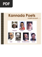 Famous Kannada Poets Overview | PDF | Asian Literature | Poetry