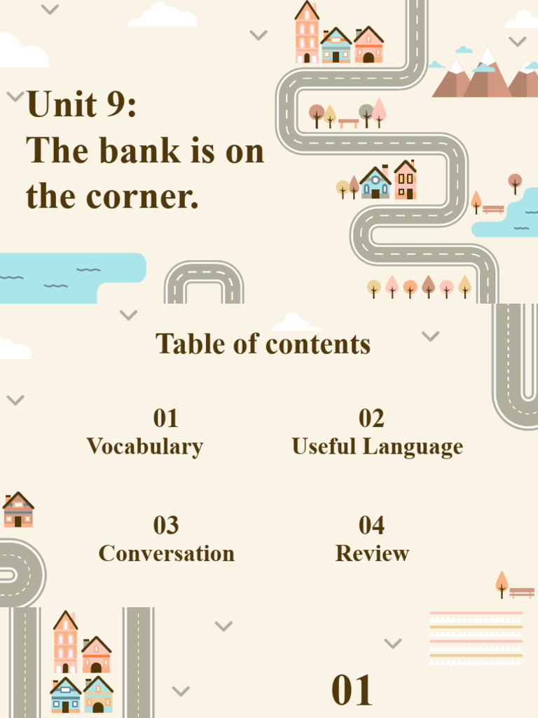 Unit 9 - The bank is on the corner | PDF | Retailing
