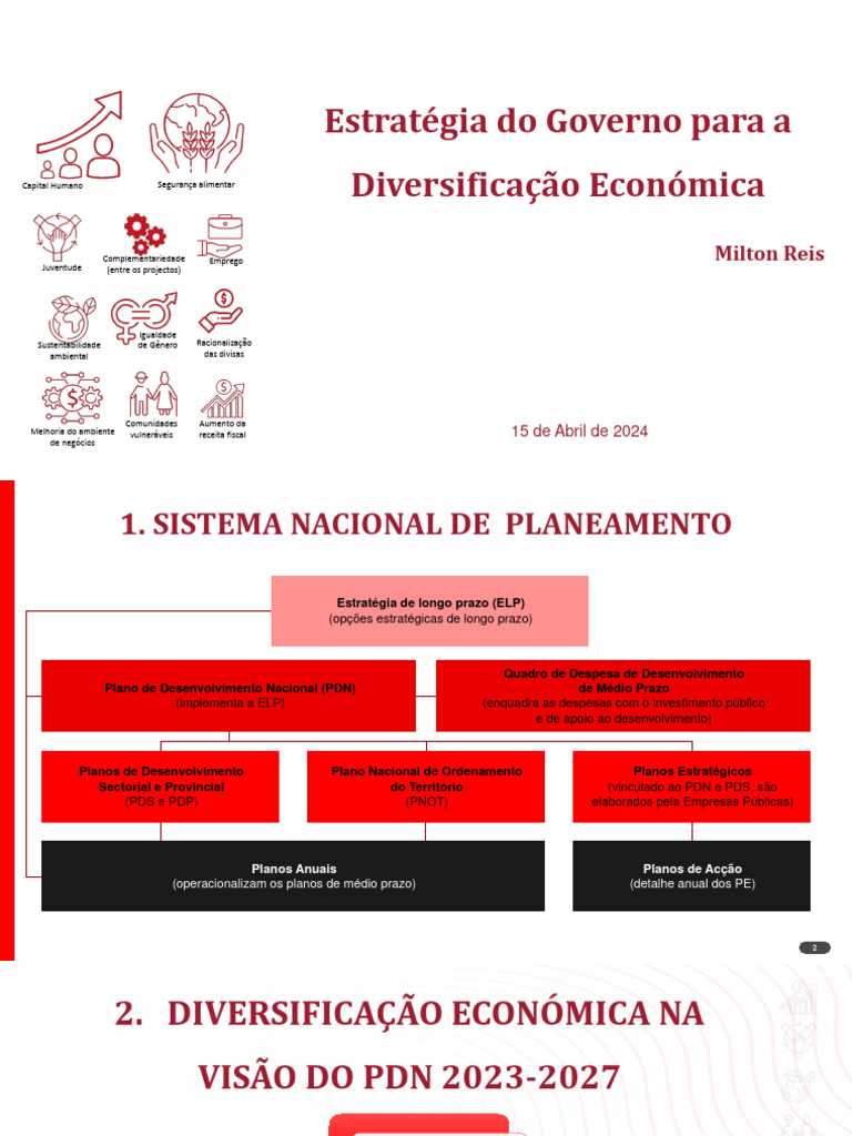 Estrat Gia Governo Diversifica o Econ Mica Milton Reis 1713972070 | PDF ...