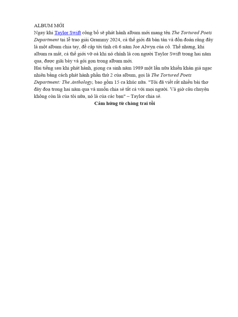 Album M I | PDF