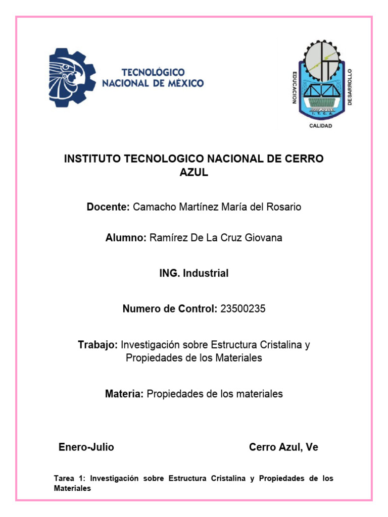 Tarea 1-2 | PDF | Aluminio | Acero