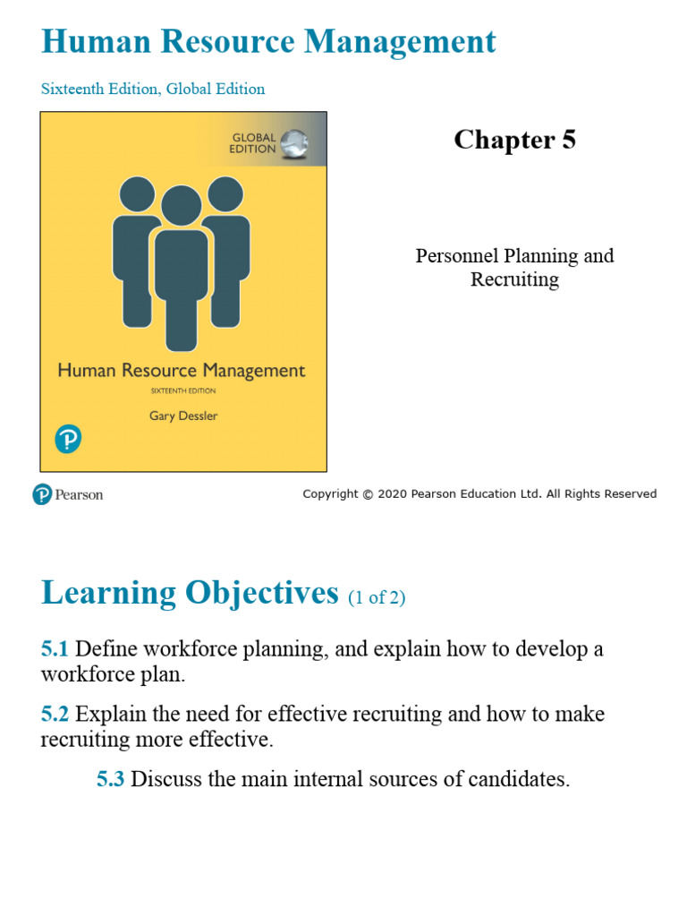 3 Personnel Planning And Recruiting Pdf Recruitment Employment