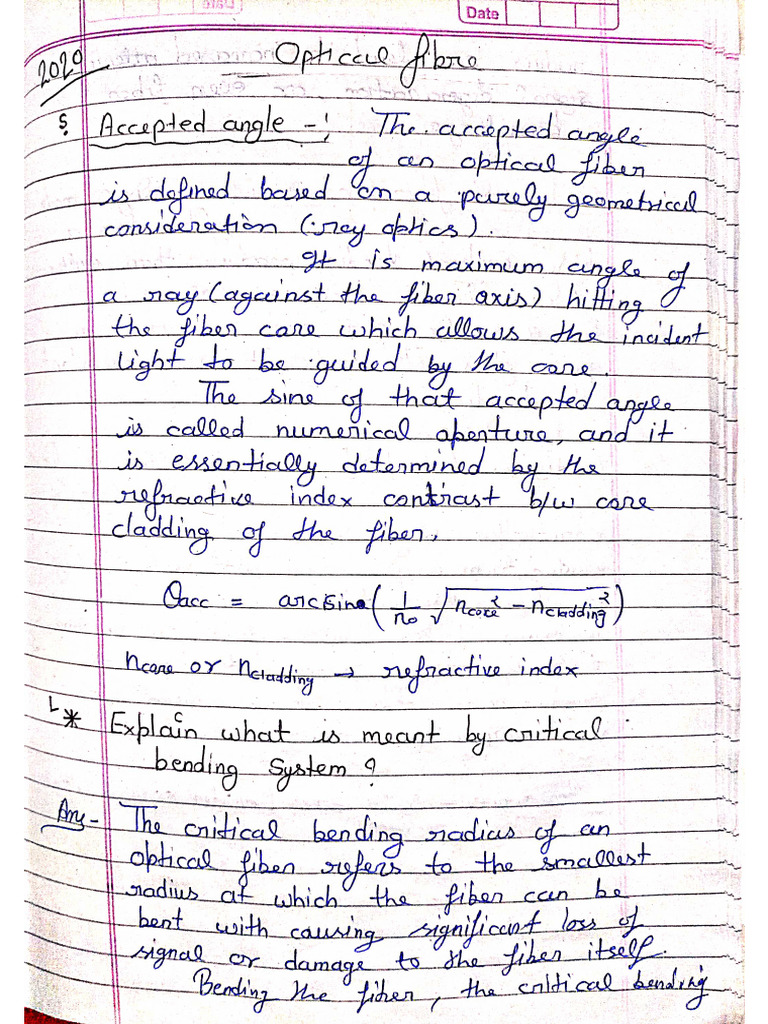 OFC Short Answers | PDF