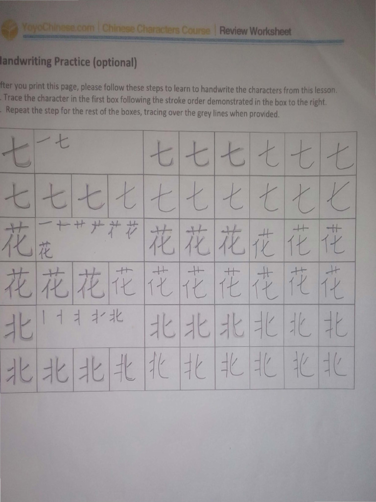 Handwriting Practice Guide | PDF | Writing