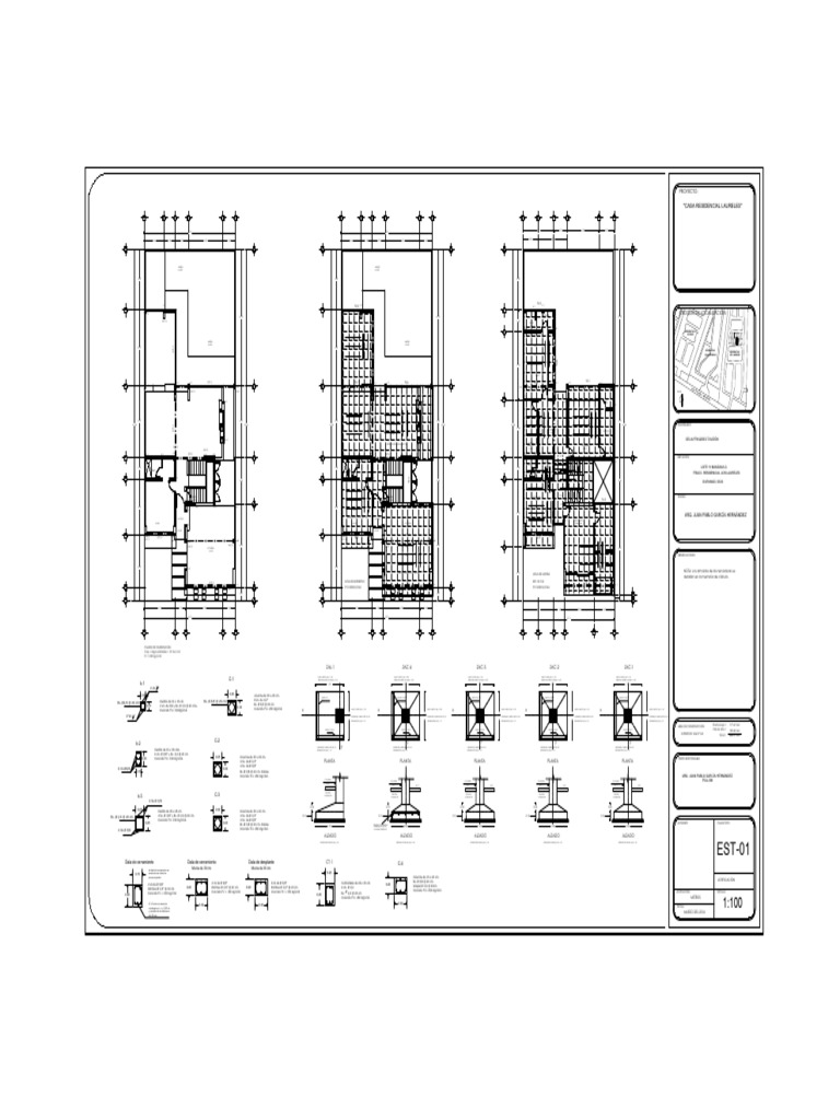 Plano Estructural 1 | PDF