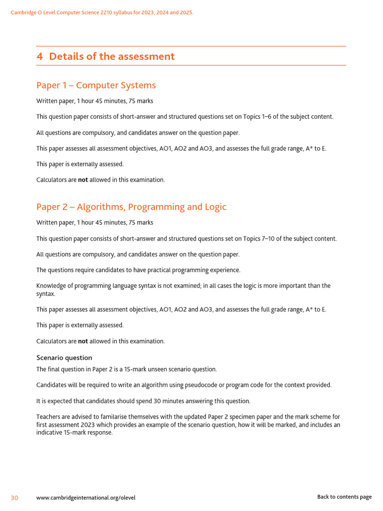 Computer Science P2 Programming Concepts Important Notes | PDF ... Computer Science P2 Programming Concepts Important Notes | PDF ...