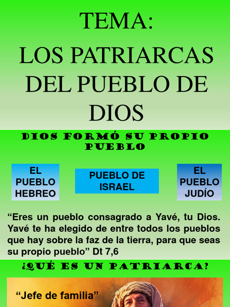 Los Patriarcas & Moises | PDF | Pascua de Resurrección | Jacob