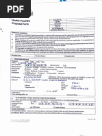 Reliance Health Gain Proposal Form | PDF | Insurance | Payments
